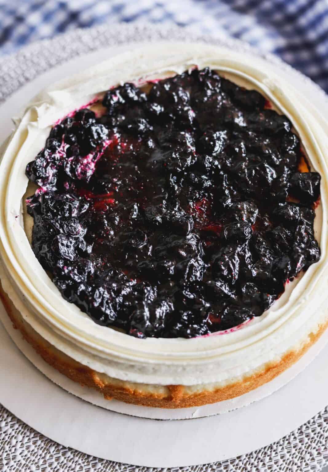 Blueberry Jam and Cream Cake - Stephanie's Sweet Treats