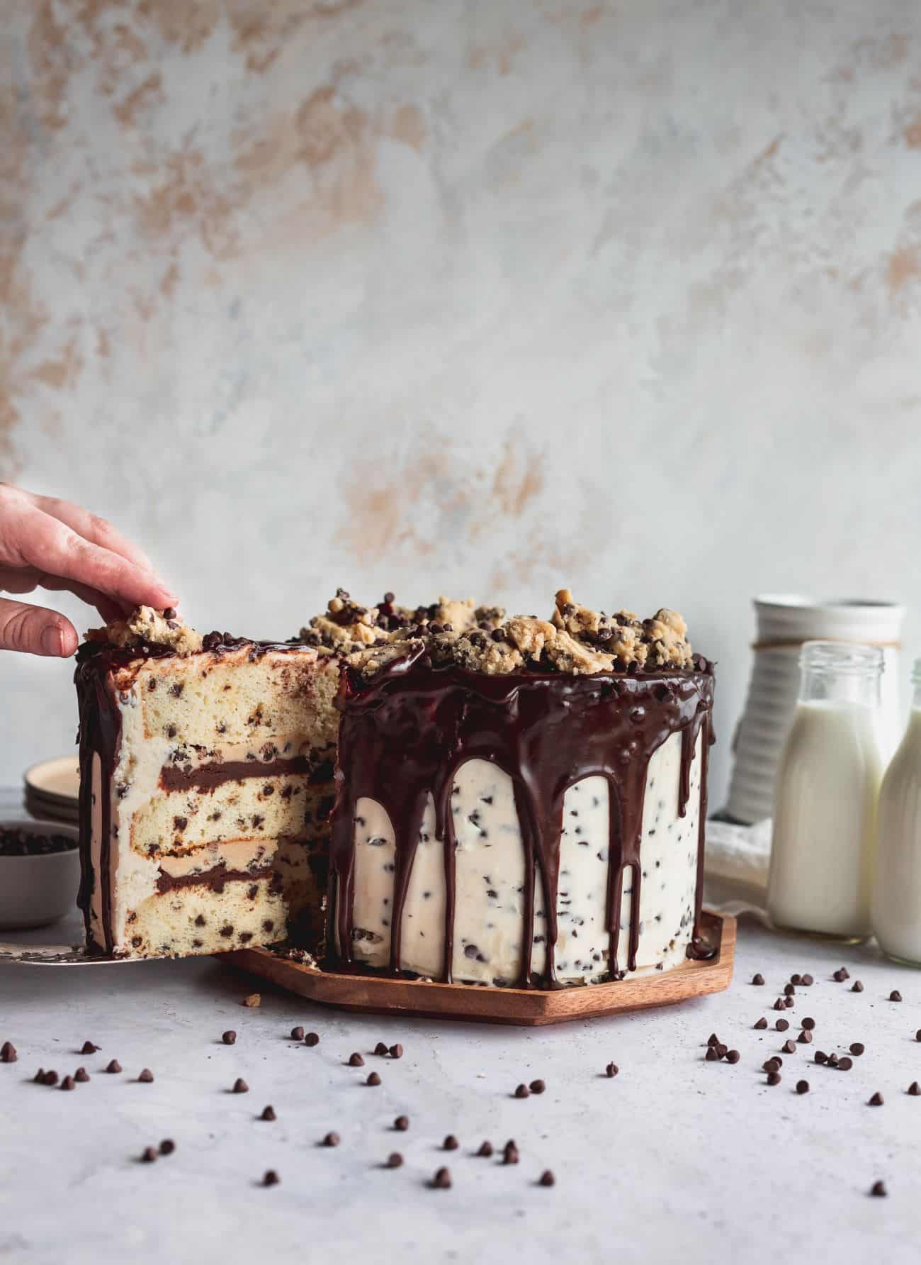 Cookie Dough Cake - Stephanie's Sweet Treats