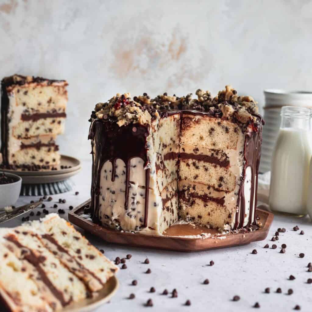 Cookie Dough Cake - Stephanie's Sweet Treats