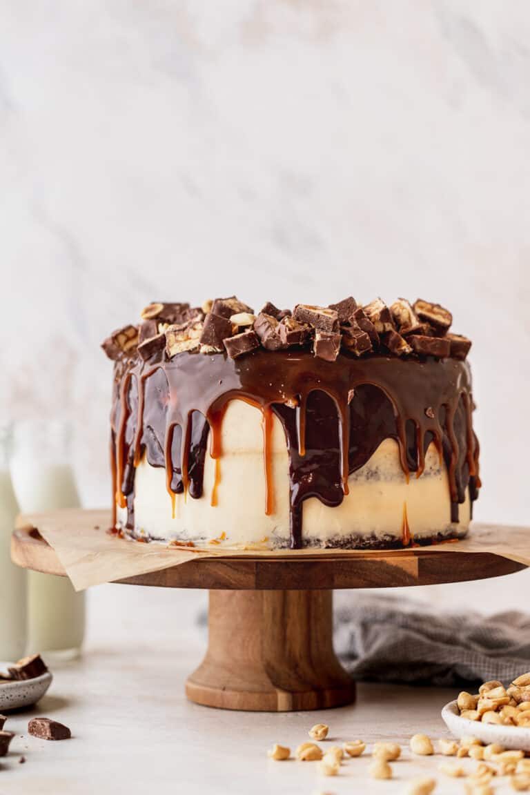 Snickers Cake - Stephanie's Sweet Treats