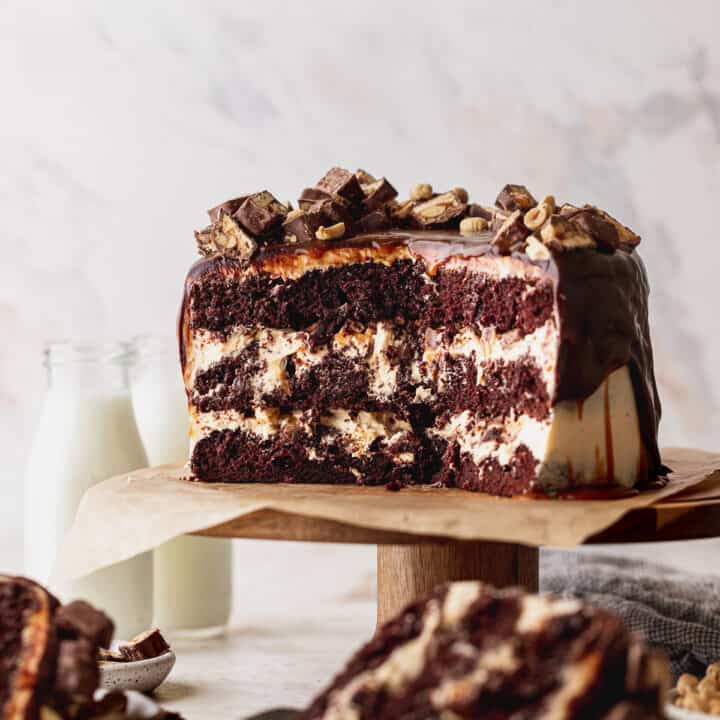 Snickers Cake | Stephanie's Sweet Treats | Stephanie Rutherford