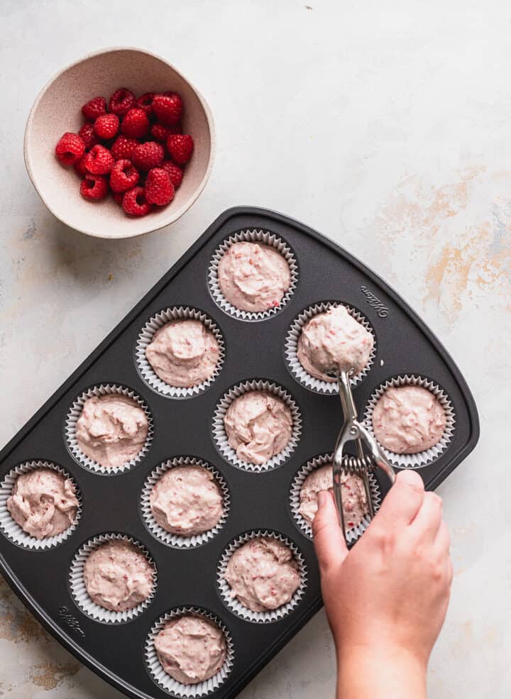 Raspberry Filled Cupcakes | Stephanie's Sweet Treats | Stephanie Rutherford