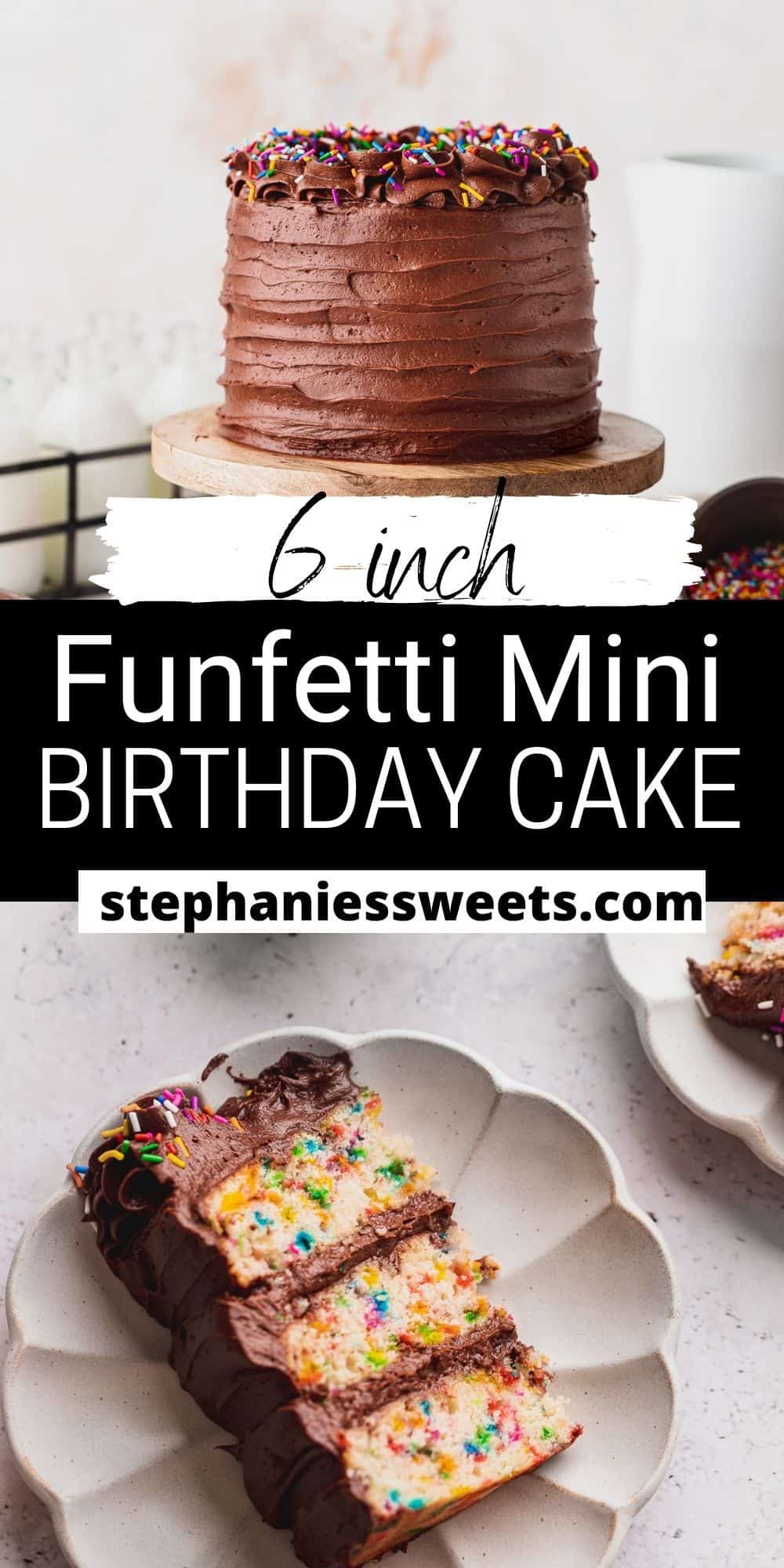Mini Layered Cake | Stephanie's Sweet Treats | Stephanie Rutherford