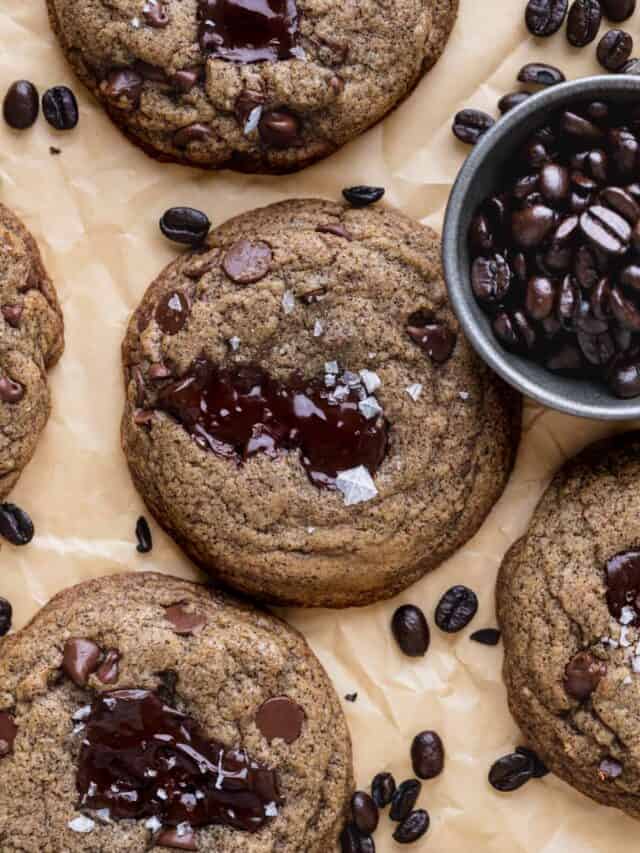 Espresso Chocolate Chip Cookies - Stephanie's Sweet Treats Espresso Chocolate Chip Cookies - Stephanie's Sweet Treats
