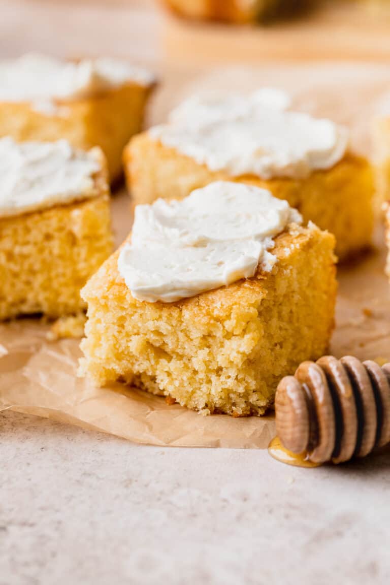 Honey Butter Cornbread | Stephanie's Sweet Treats | Stephanie Rutherford
