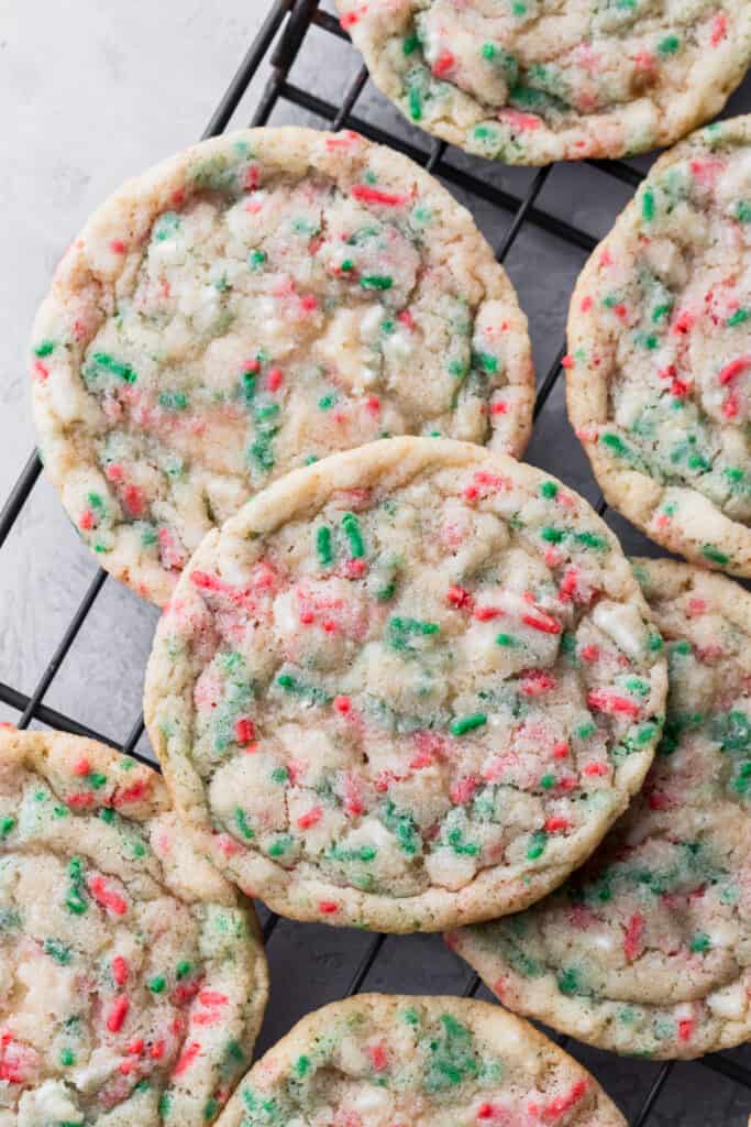 Christmas Sprinkle Cookies | Stephanie's Sweet Treats | Stephanie Ruth