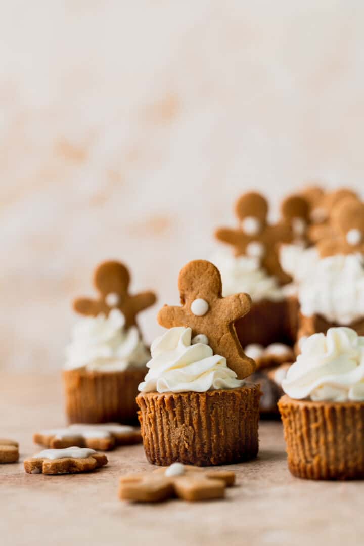 Mini Gingerbread Cheesecakes | Stephanie's Sweet Treats | Stephanie R