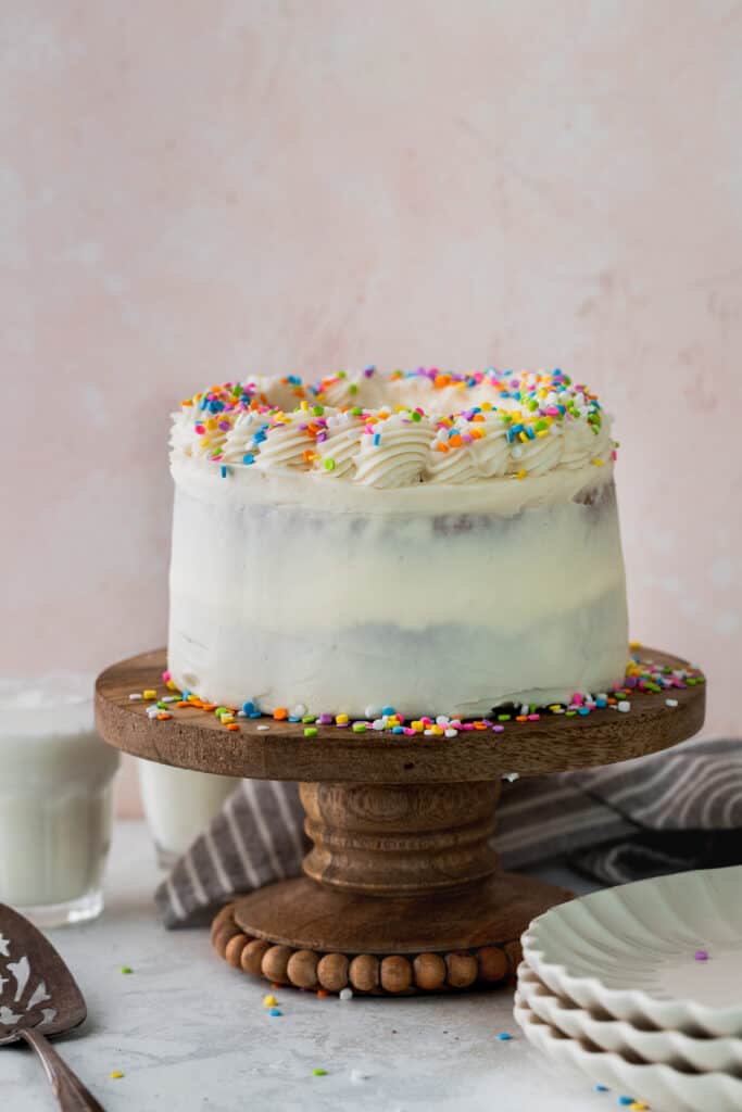 Mini Vanilla Cake - Stephanie's Sweet Treats
