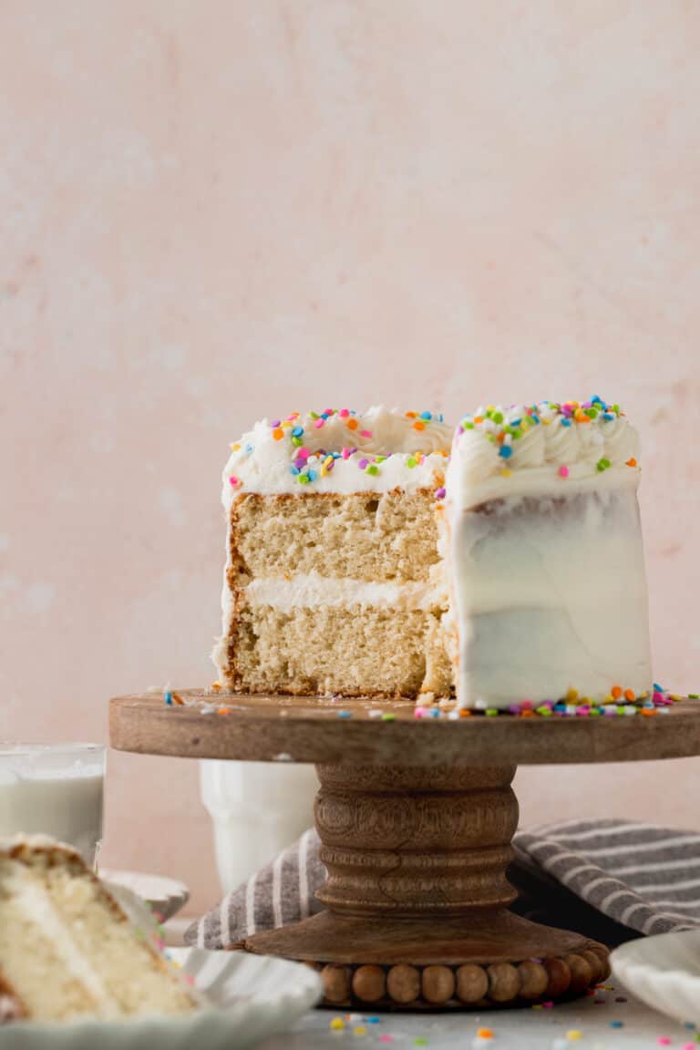 Mini Vanilla Cake - Stephanie's Sweet Treats