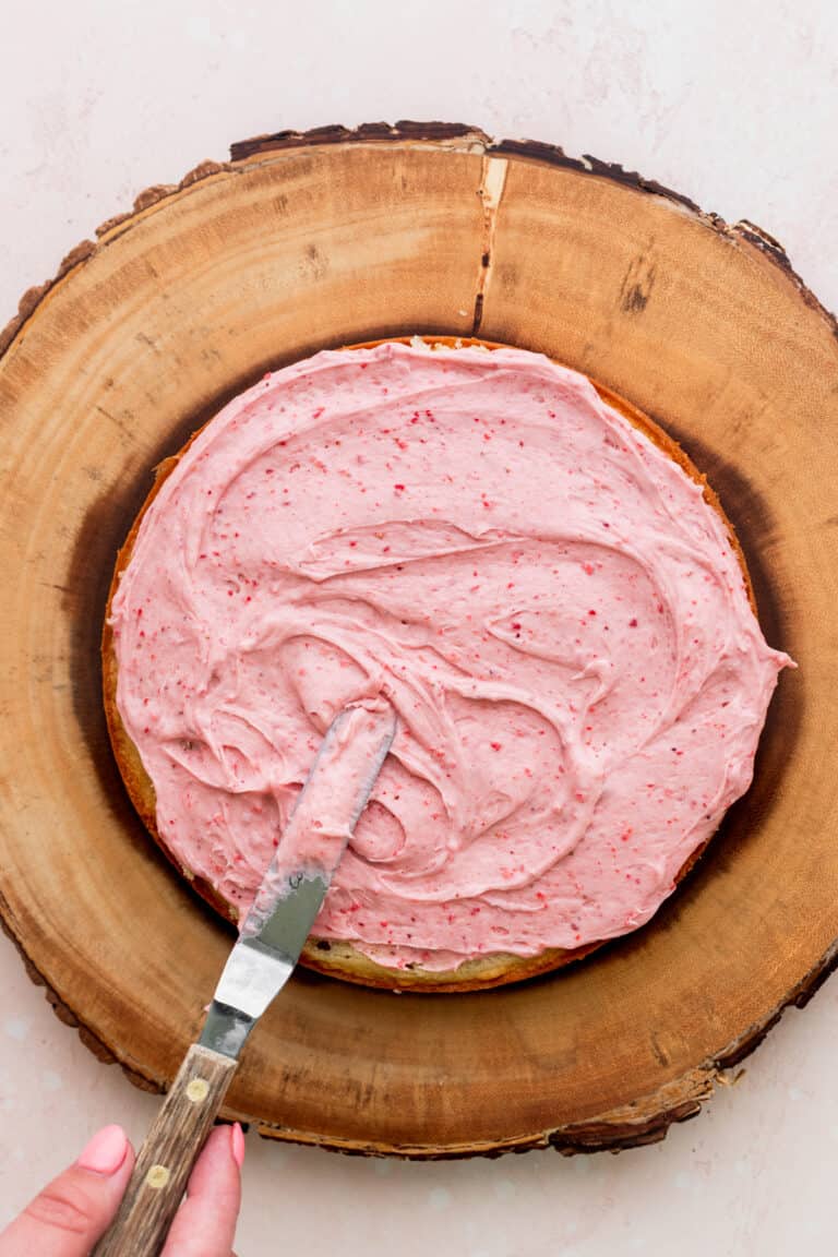 Strawberry Vanilla Cake - Stephanie's Sweet Treats