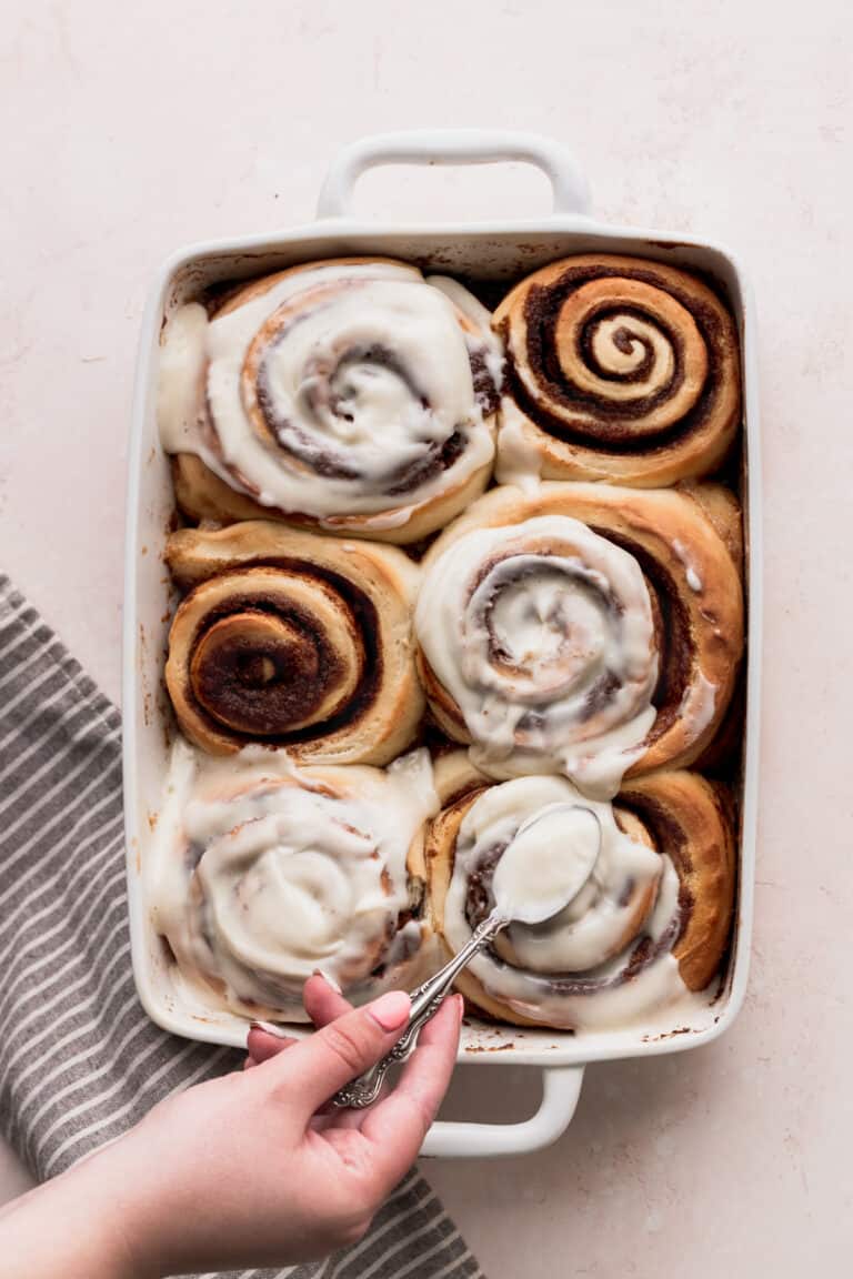 Giant Fluffy Cinnamon Rolls - Stephanie's Sweet Treats