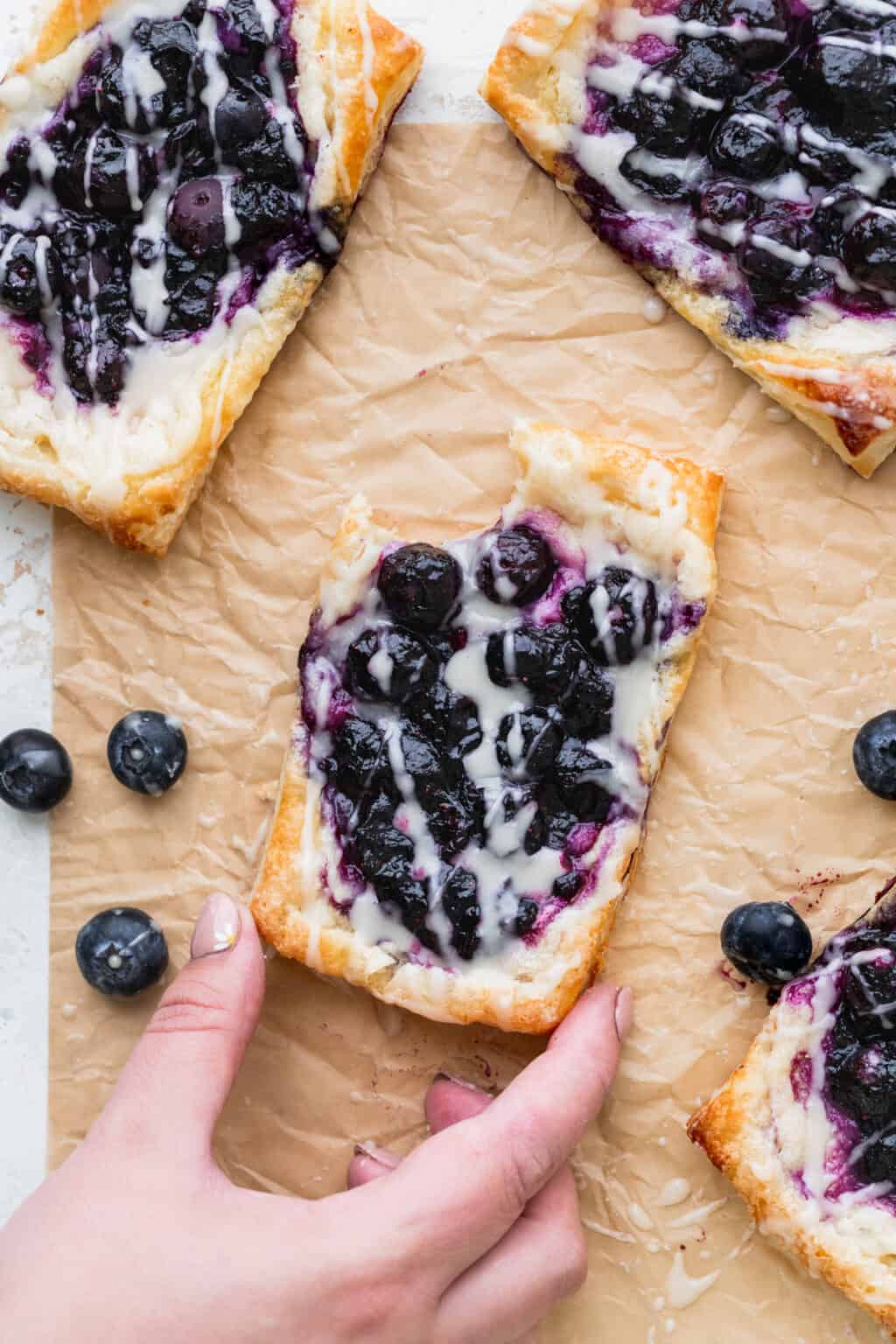 Blueberry Danish - Stephanie's Sweet Treats