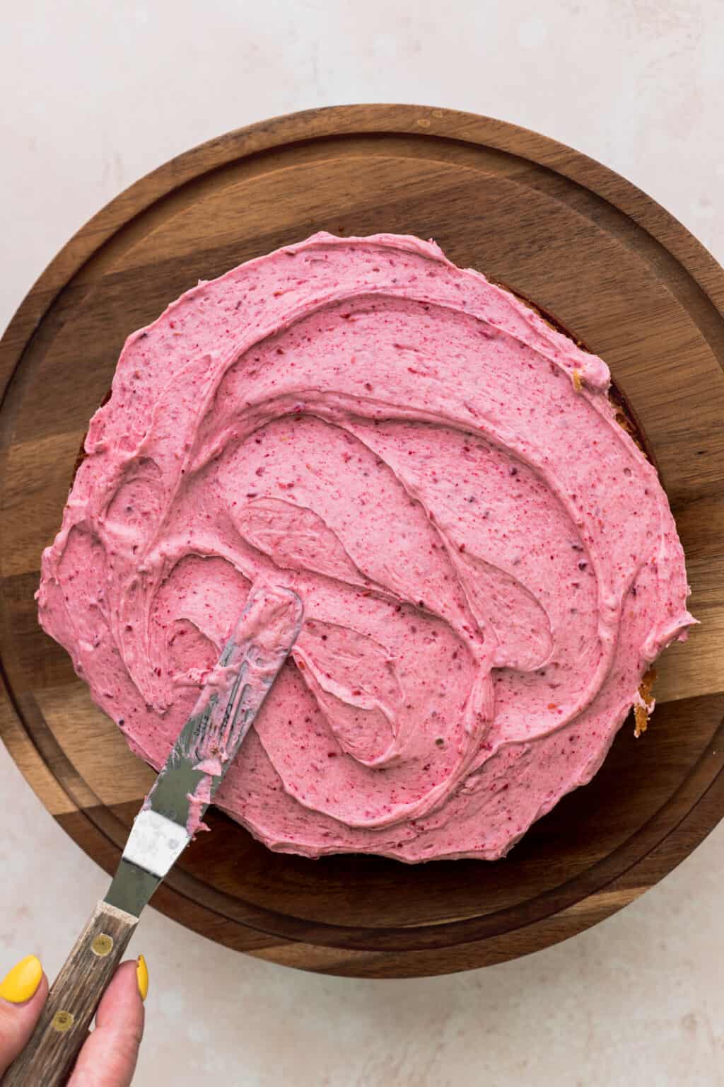 Vanilla Raspberry Cake - Stephanie's Sweet Treats