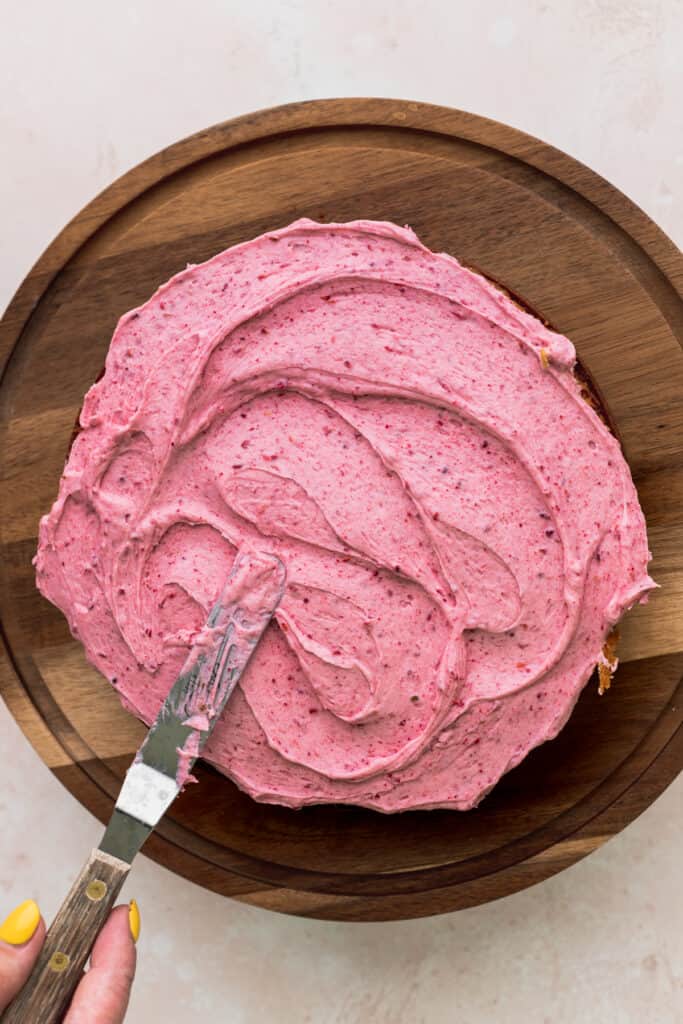 Vanilla Raspberry Cake - Stephanie's Sweet Treats