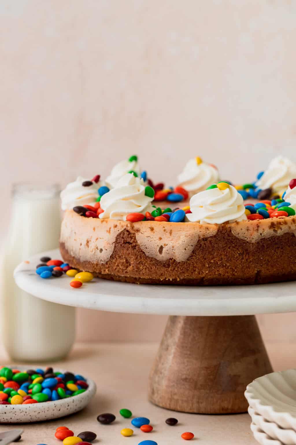 M&M Cheesecake - Stephanie's Sweet Treats