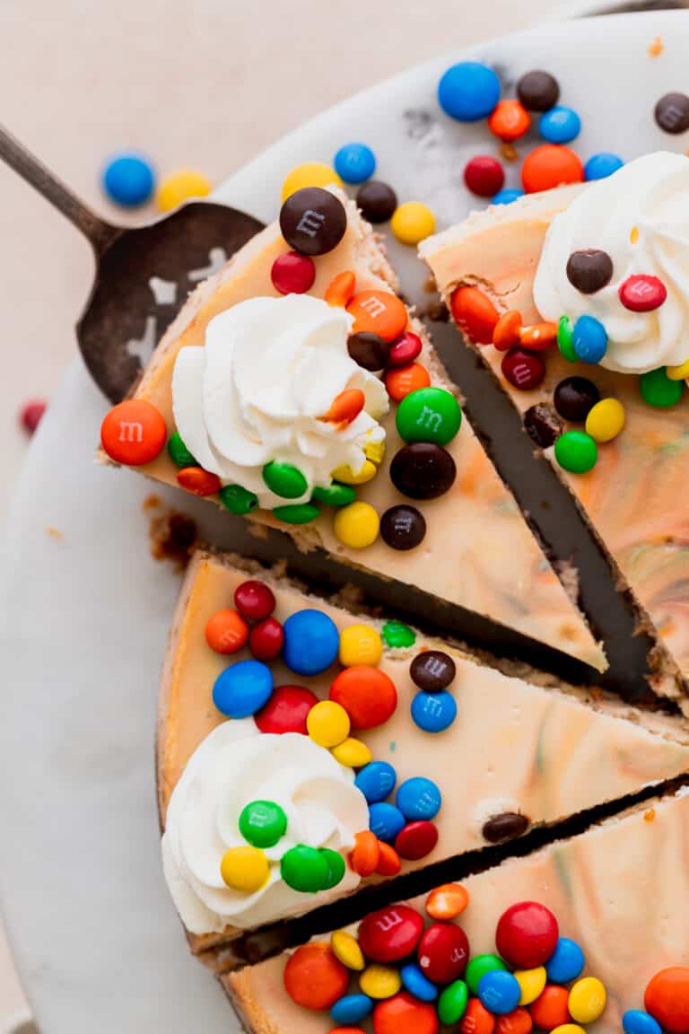 M&M Cheesecake - Stephanie's Sweet Treats