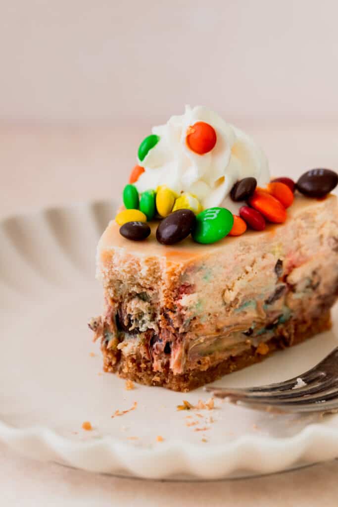 M&M Cheesecake - Stephanie's Sweet Treats