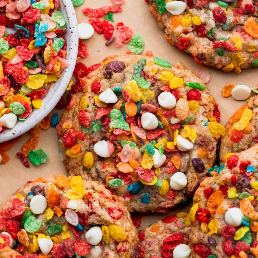 Fruity Pebble Cookies - Stephanie's Sweet Treats
