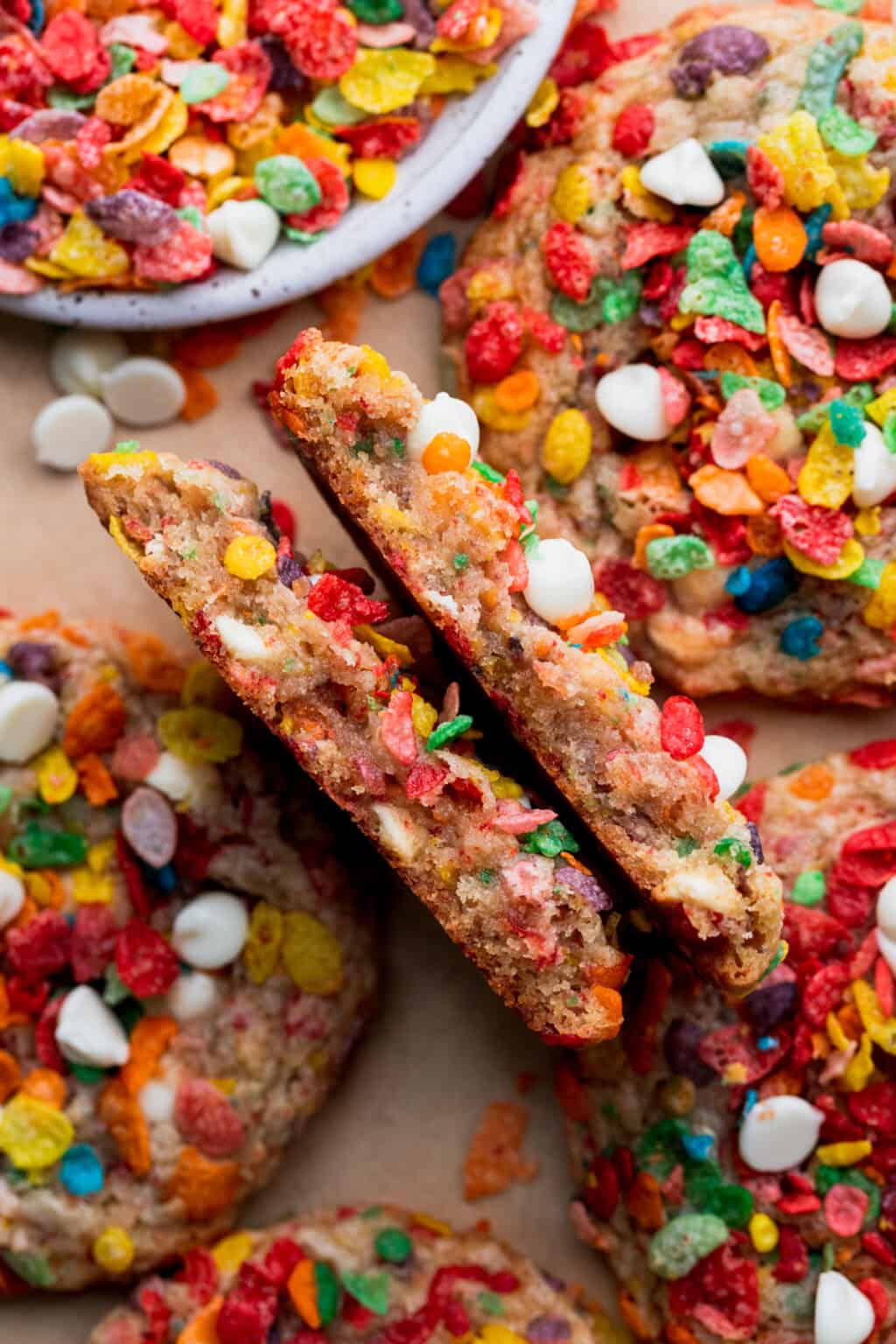 Fruity Pebble Cookies - Stephanie's Sweet Treats