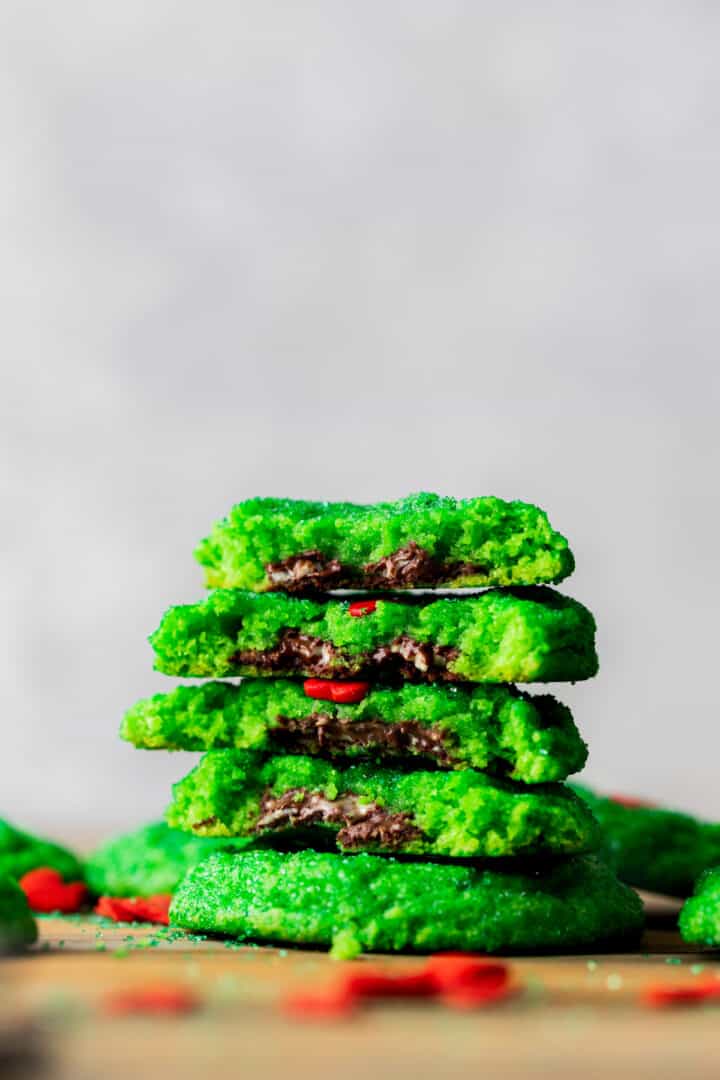 Grinch Cookies - Stephanie's Sweet Treats