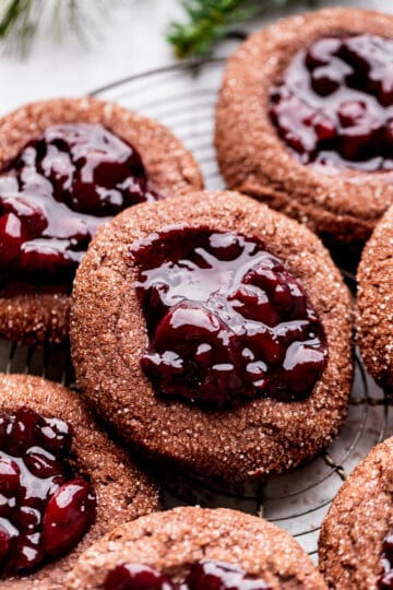 Chocolate Cherry Cookies - Stephanie's Sweet Treats