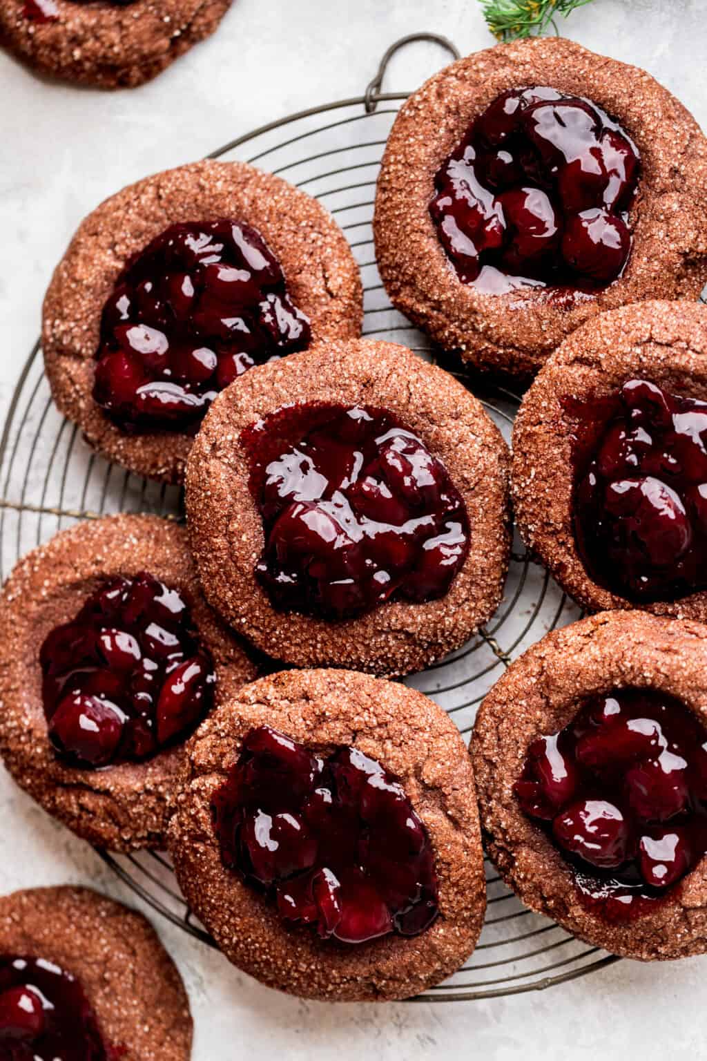 Chocolate Cherry Cookies - Stephanie's Sweet Treats