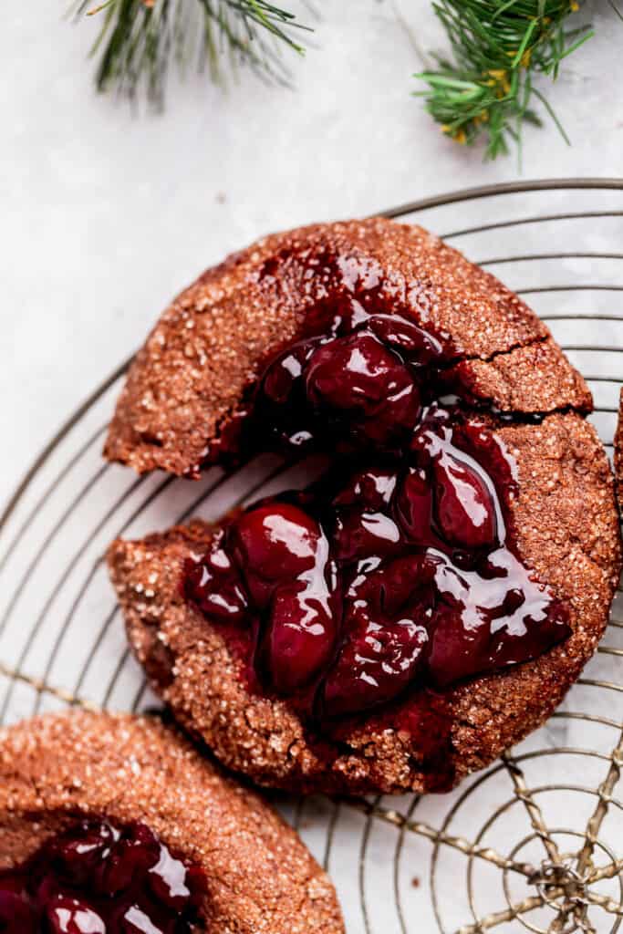 Chocolate Cherry Cookies - Stephanie's Sweet Treats