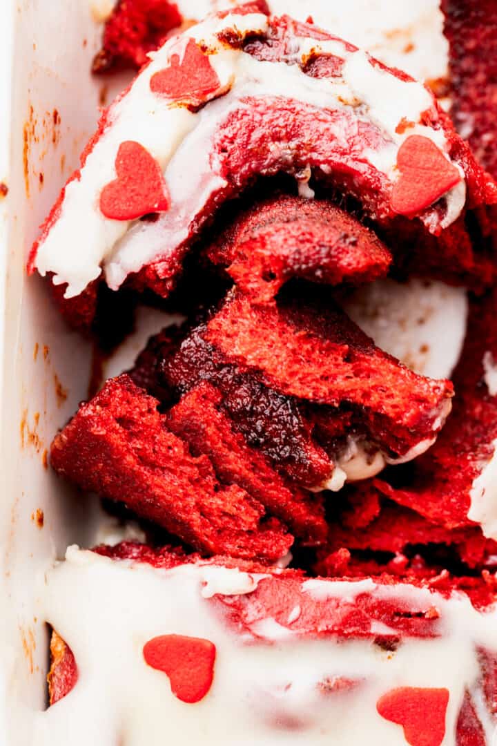 Red Velvet Cinnamon Rolls - Stephanie's Sweet Treats