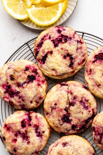 Lemon Blackberry Cookies - Stephanie's Sweet Treats