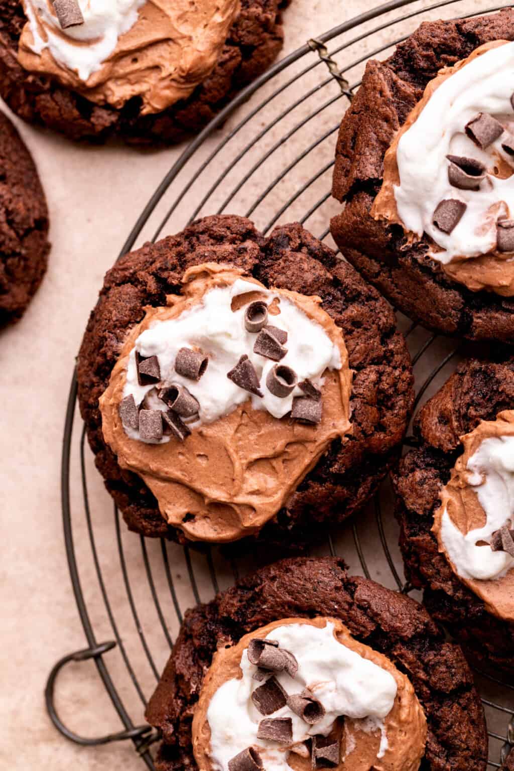 French Silk Pie Cookies - Stephanie's Sweet Treats