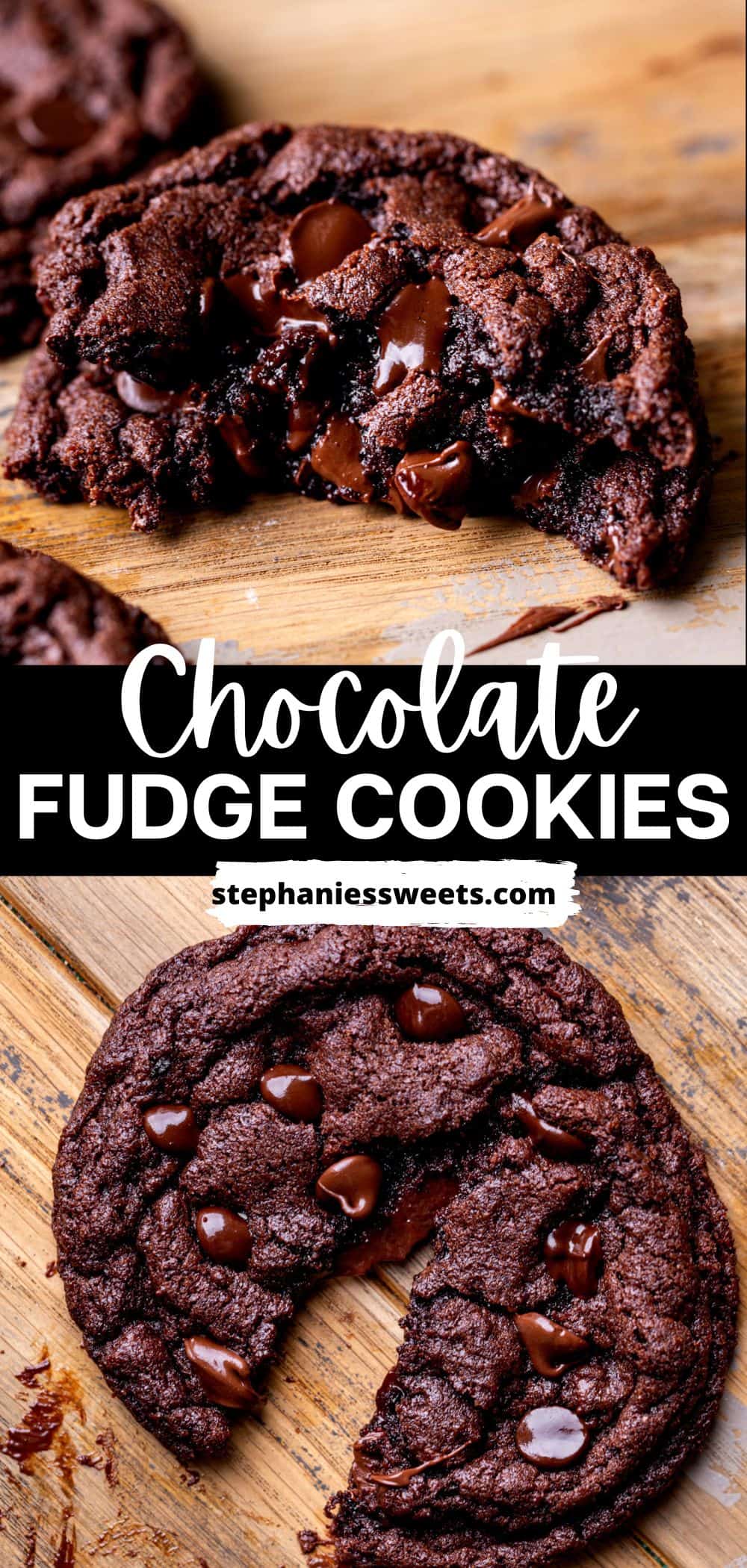 Chocolate Fudge Cookies - Stephanie's Sweet Treats