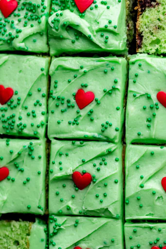 Grinch Cake - Stephanie's Sweet Treats