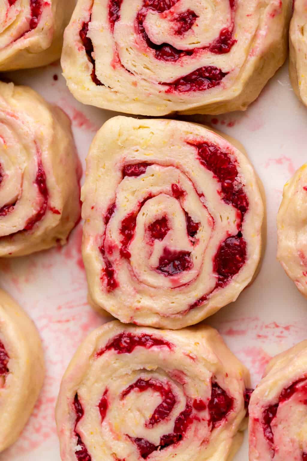 Lemon Raspberry Rolls - Stephanie's Sweet Treats