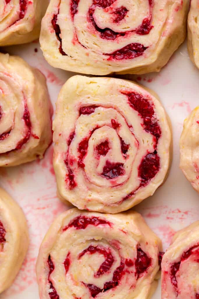 Lemon Raspberry Rolls - Stephanie's Sweet Treats