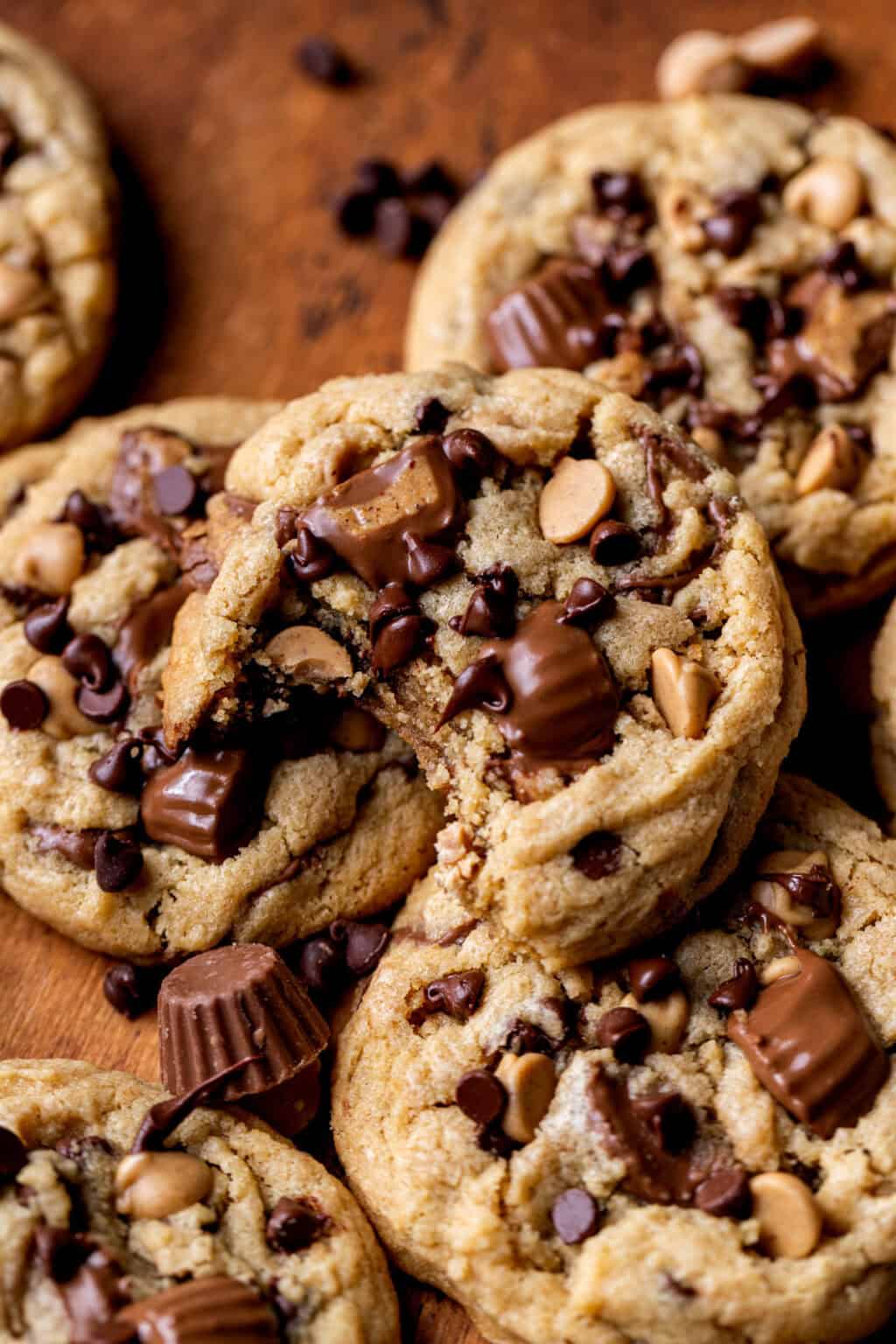 Reese's Peanut Butter Chip Cookies - Stephanie's Sweet Treats