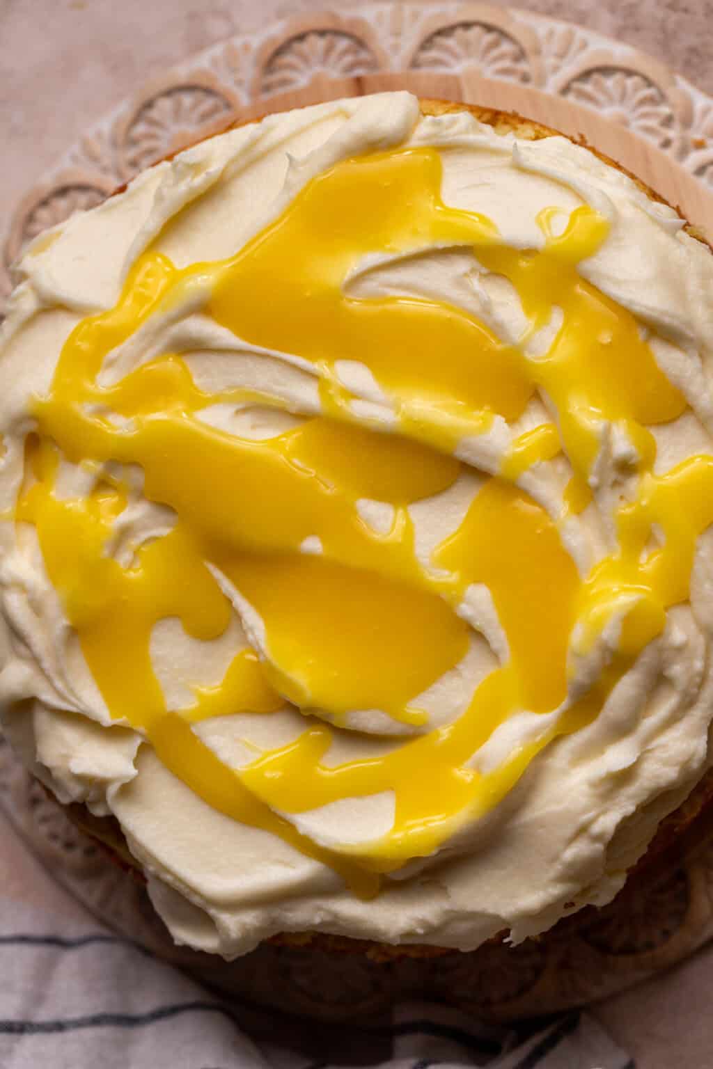 Lemon Curd Cake + VIDEO - Stephanie's Sweet Treats
