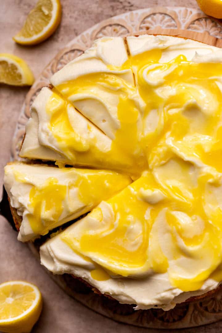 Lemon Curd Cake + VIDEO - Stephanie's Sweet Treats