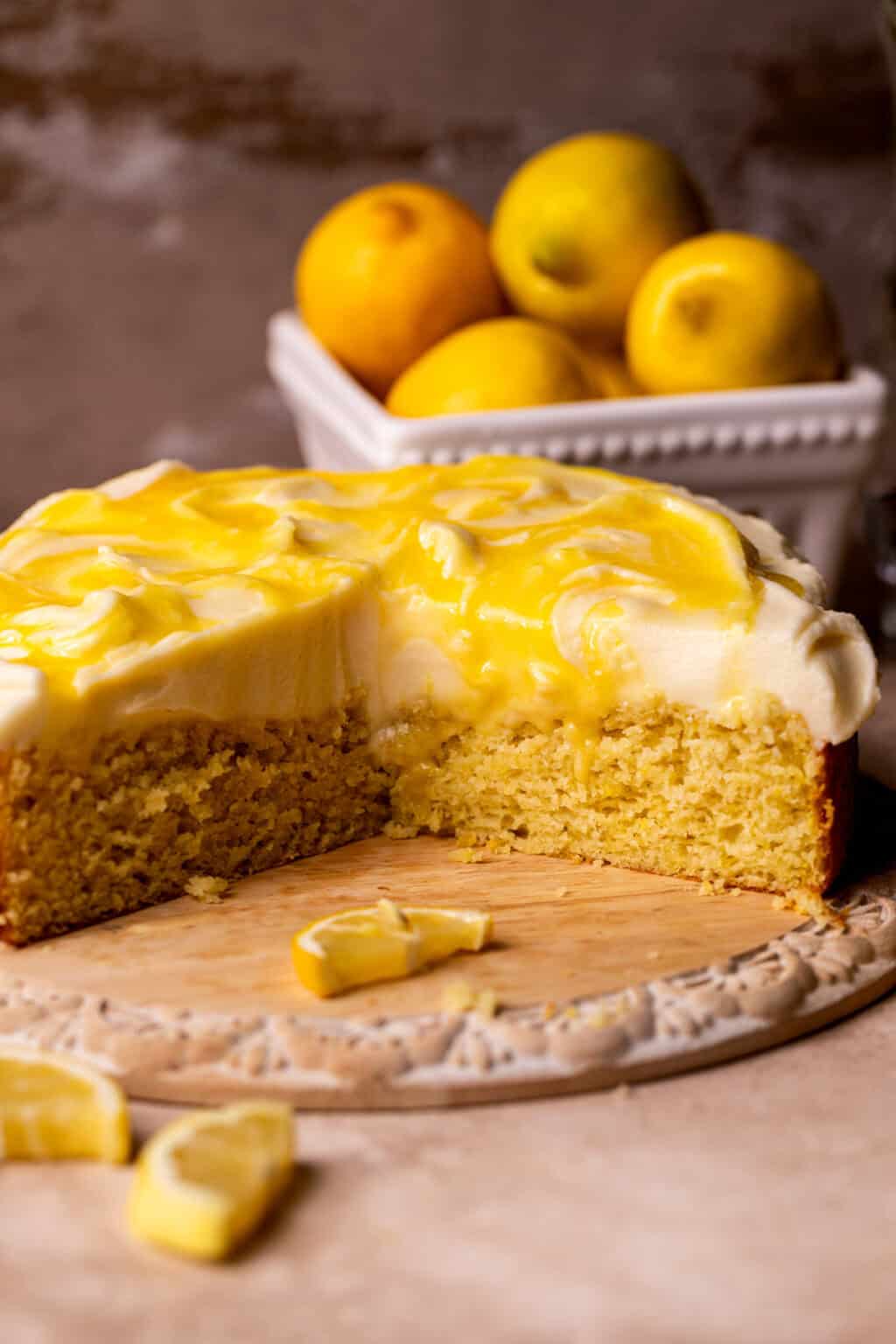 Lemon Curd Cake - Stephanie's Sweet Treats
