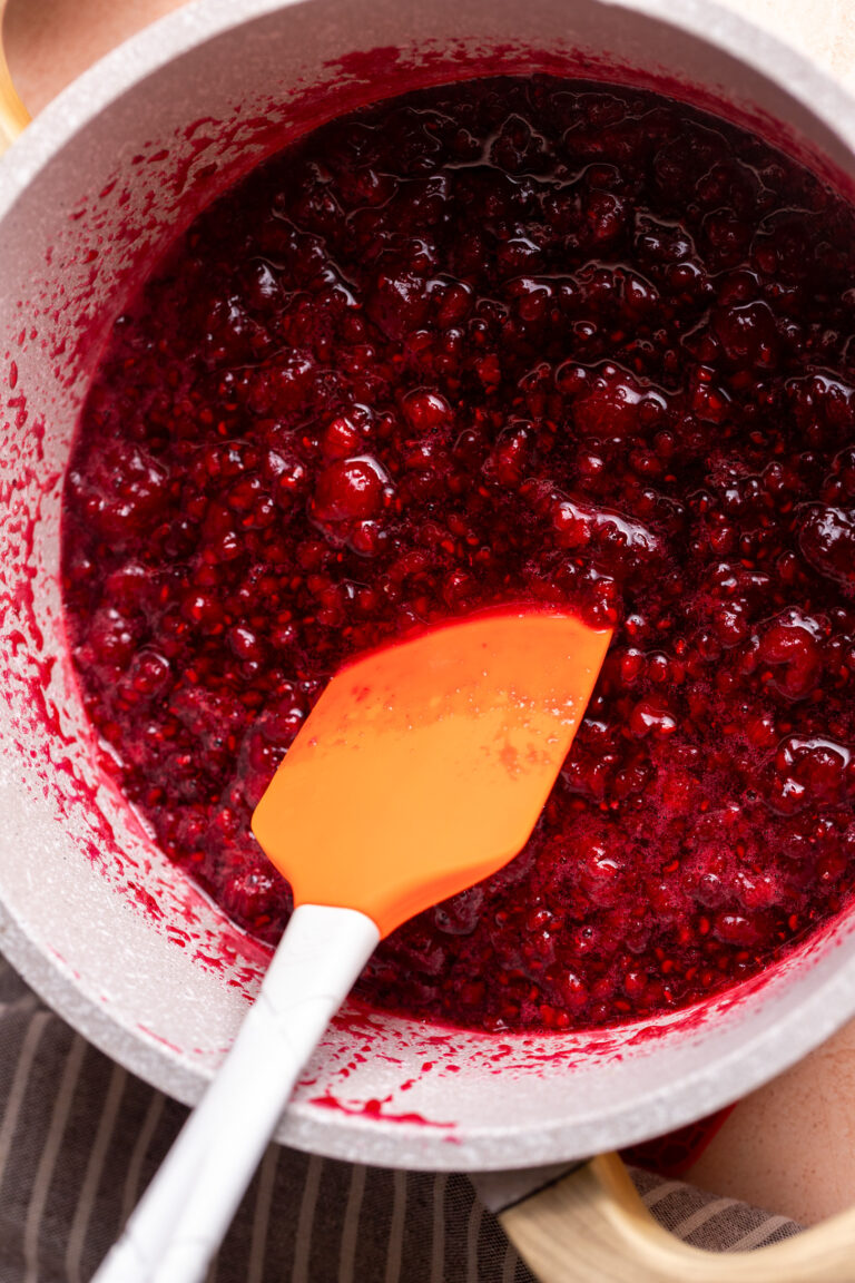Simple Raspberry Jam - Stephanie's Sweet Treats