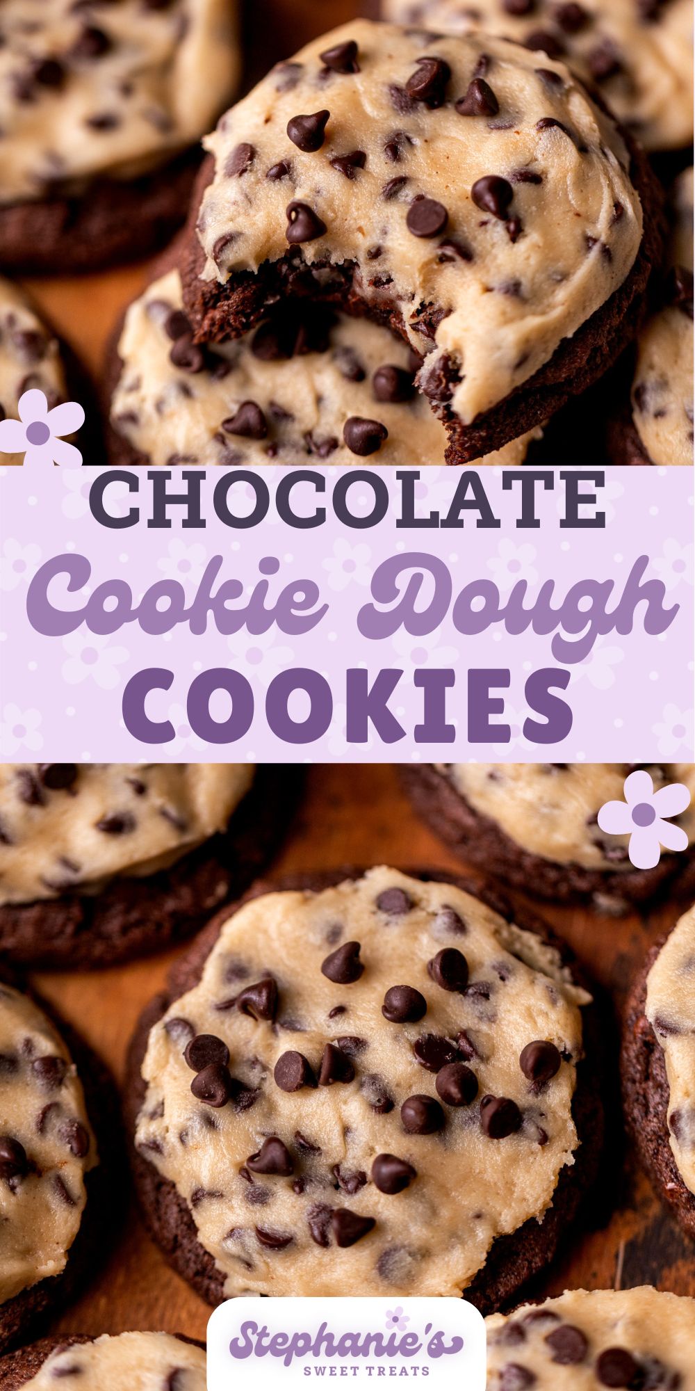 Cookie Dough Cookies + VIDEO - Stephanie's Sweet Treats