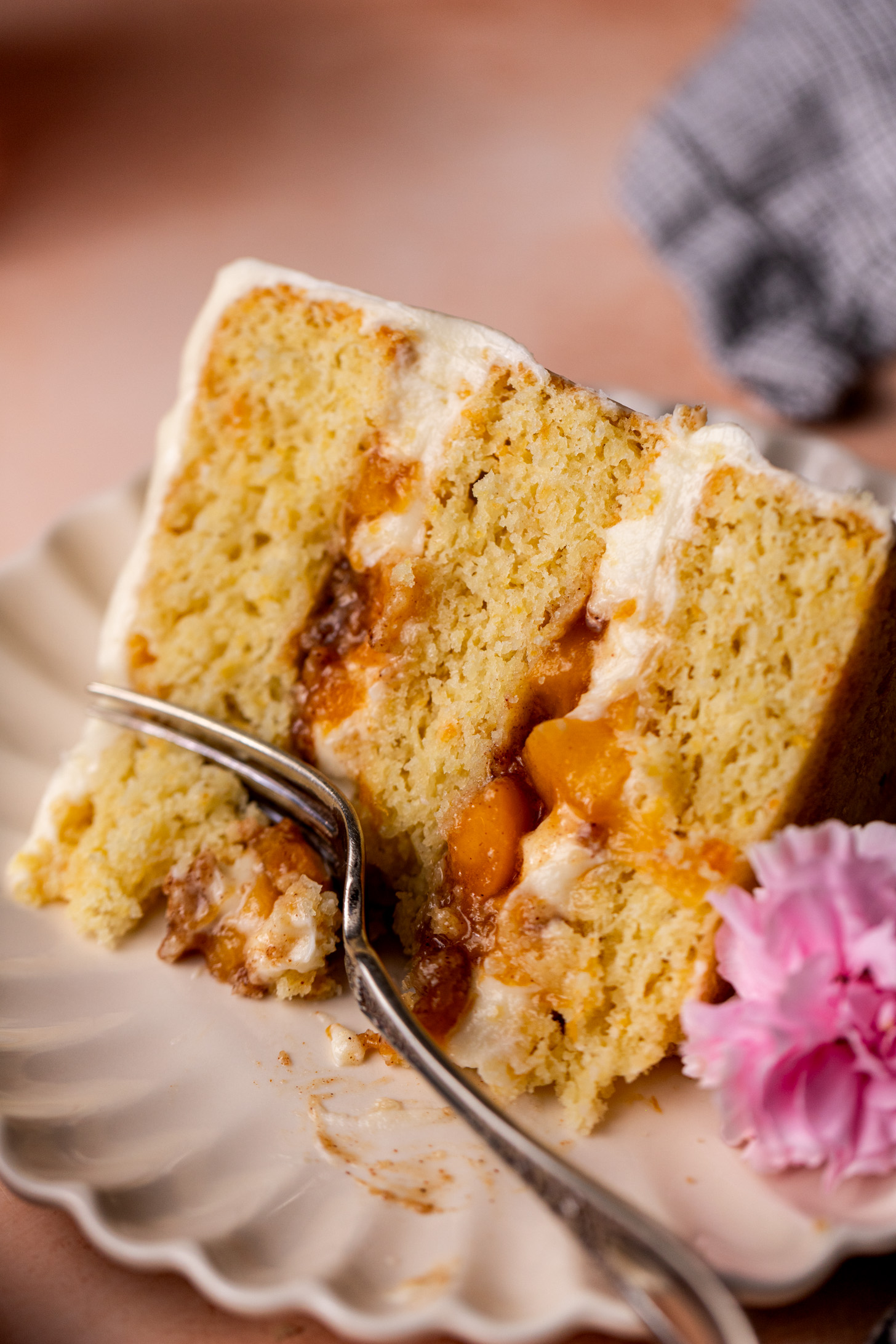 Peach Cobbler Cake + VIDEO - Stephanie's Sweet Treats