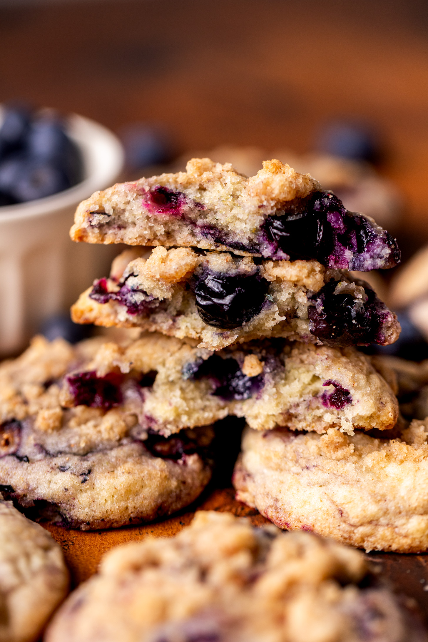 Blueberry Muffin Cookies + VIDEO - Stephanie's Sweet Treats