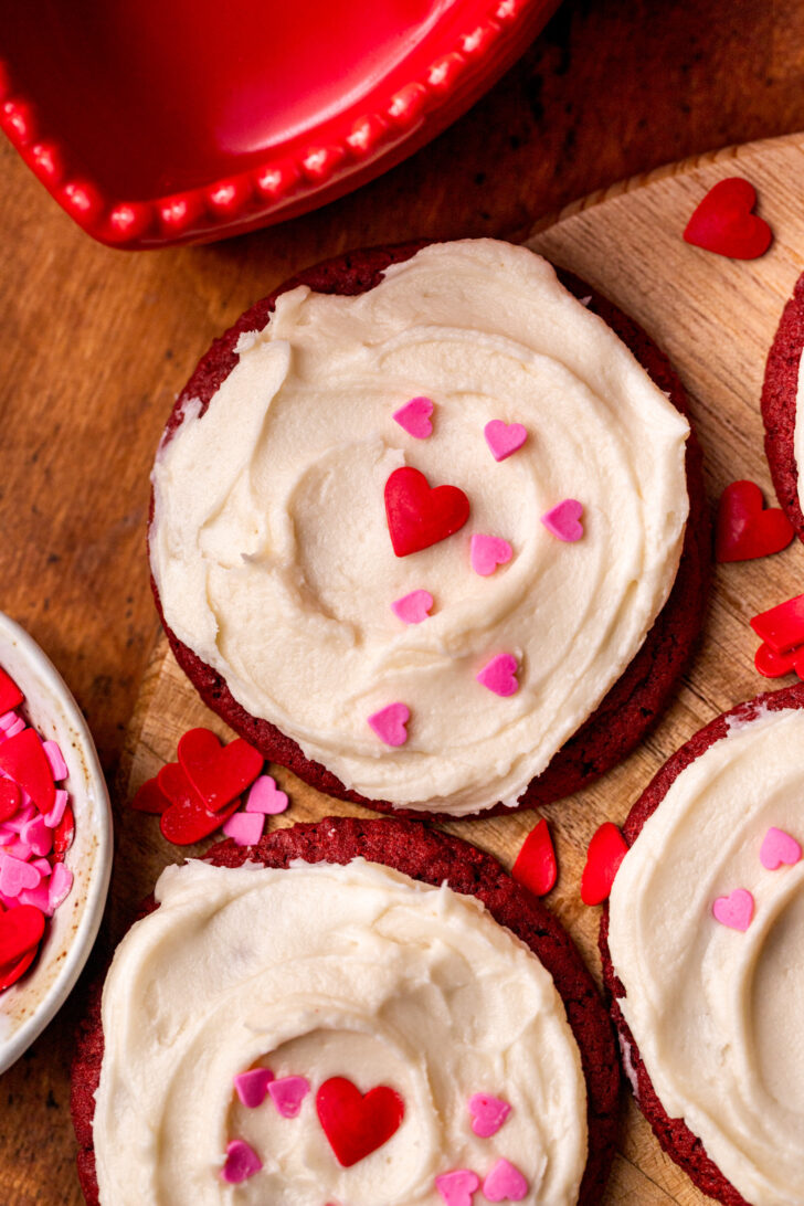 Red Velvet Cupcake Cookies - Stephanie's Sweet Treats