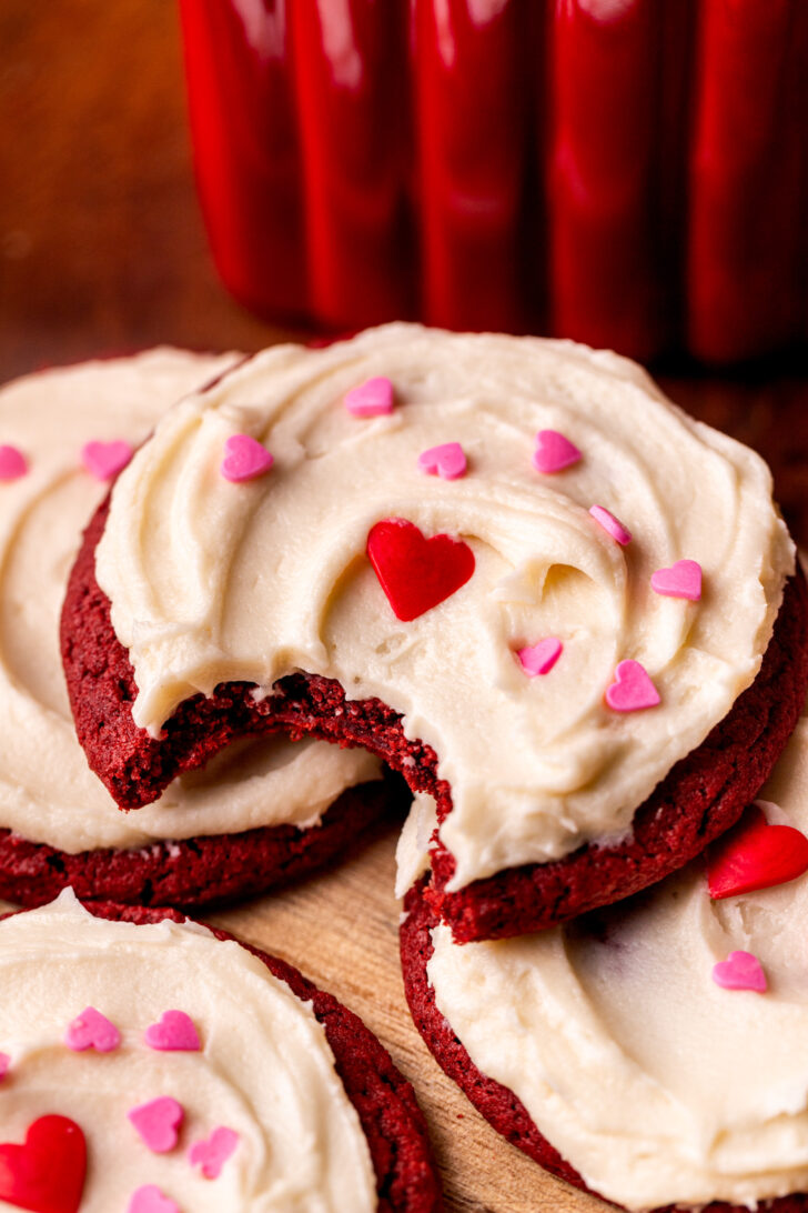 Red Velvet Cupcake Cookies - Stephanie's Sweet Treats